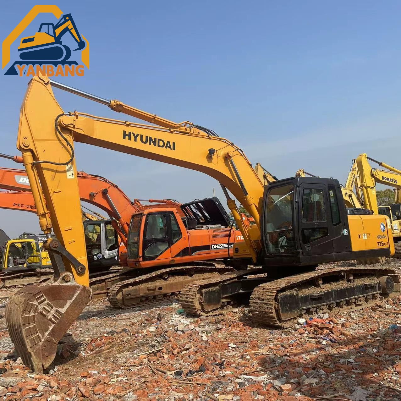 Second Hand Hyundai 225LC-7 Excavator