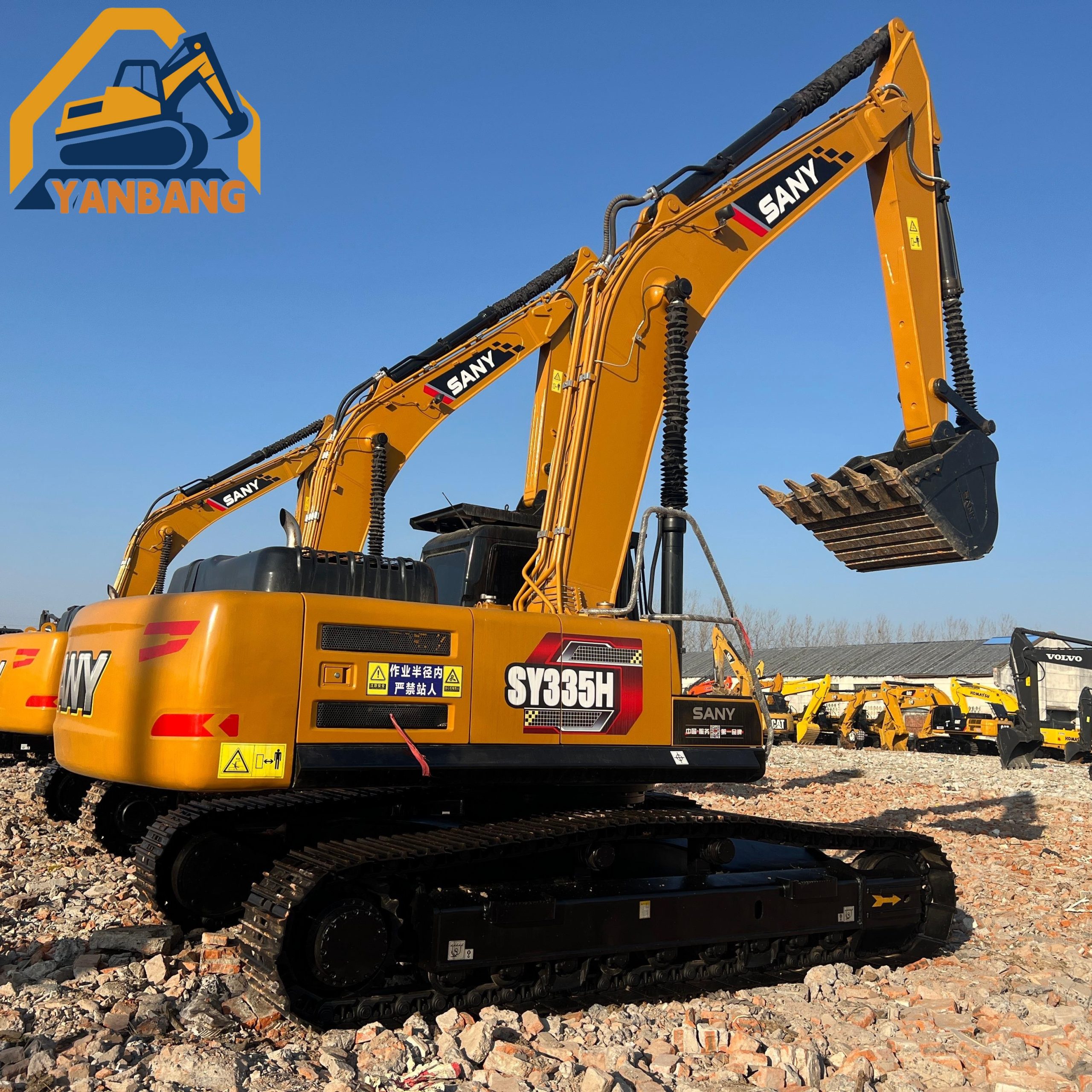 Original Paint Used Sany SY335 Excavator-Yanbang Construction Machinery