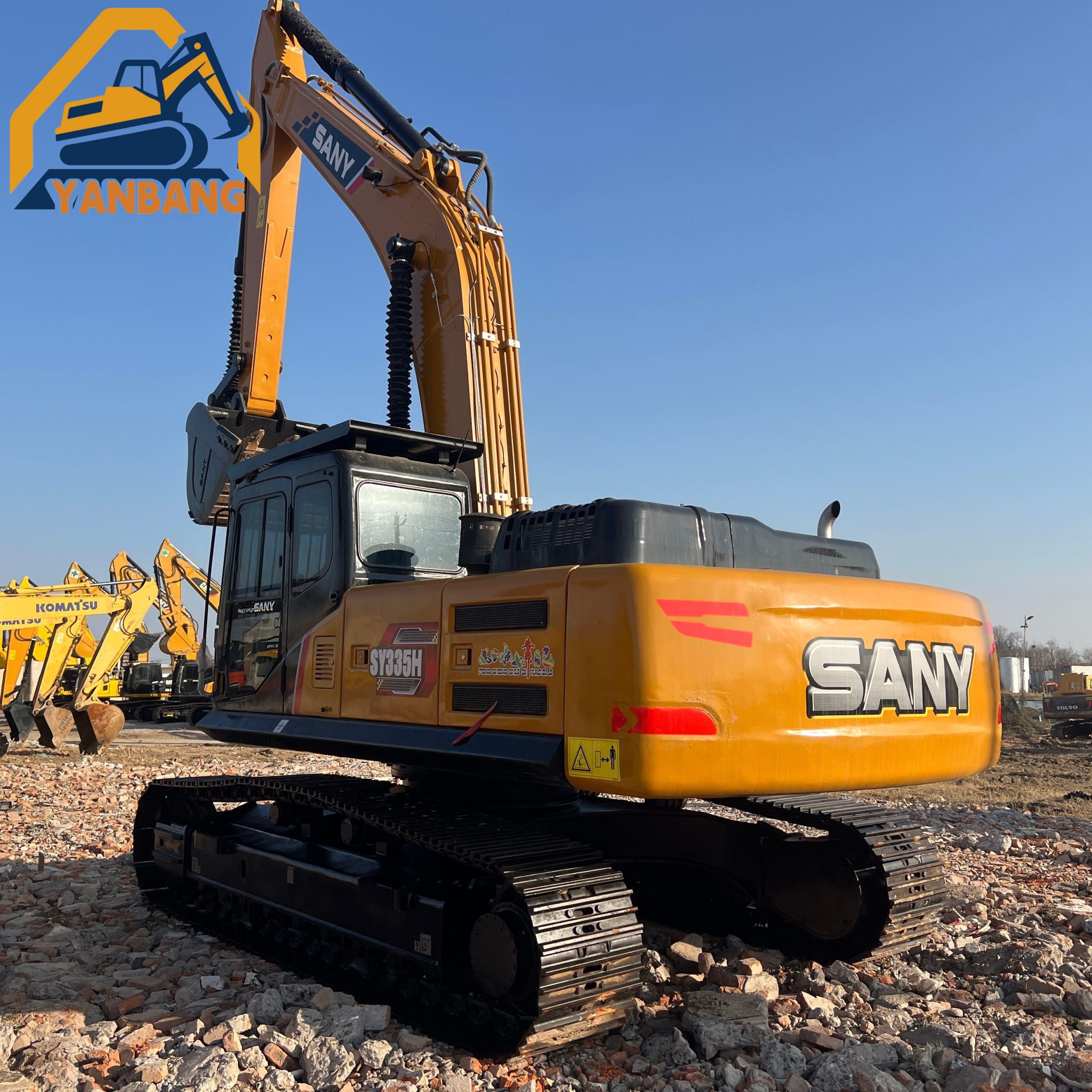 Original Paint Used Sany SY335 Excavator-Yanbang Construction Machinery